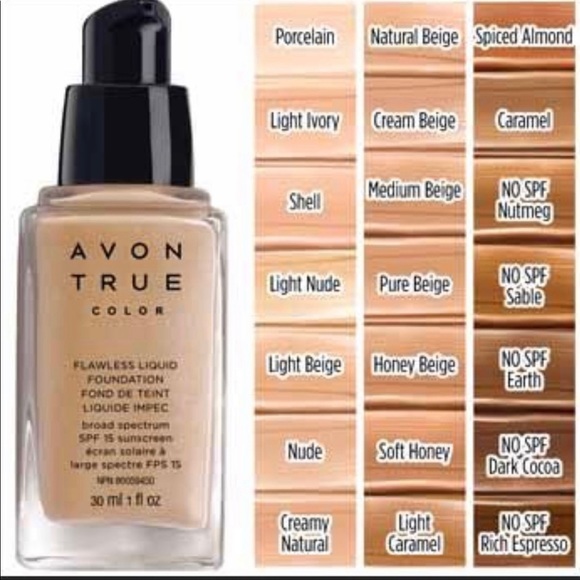 Avon | Makeup | Avon Flawless Liquid Foundation Light Ivory | Poshmark